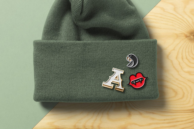 Logo Enamel Pin Mockup — PSD Mockups & Freebies | Mr.Mockup