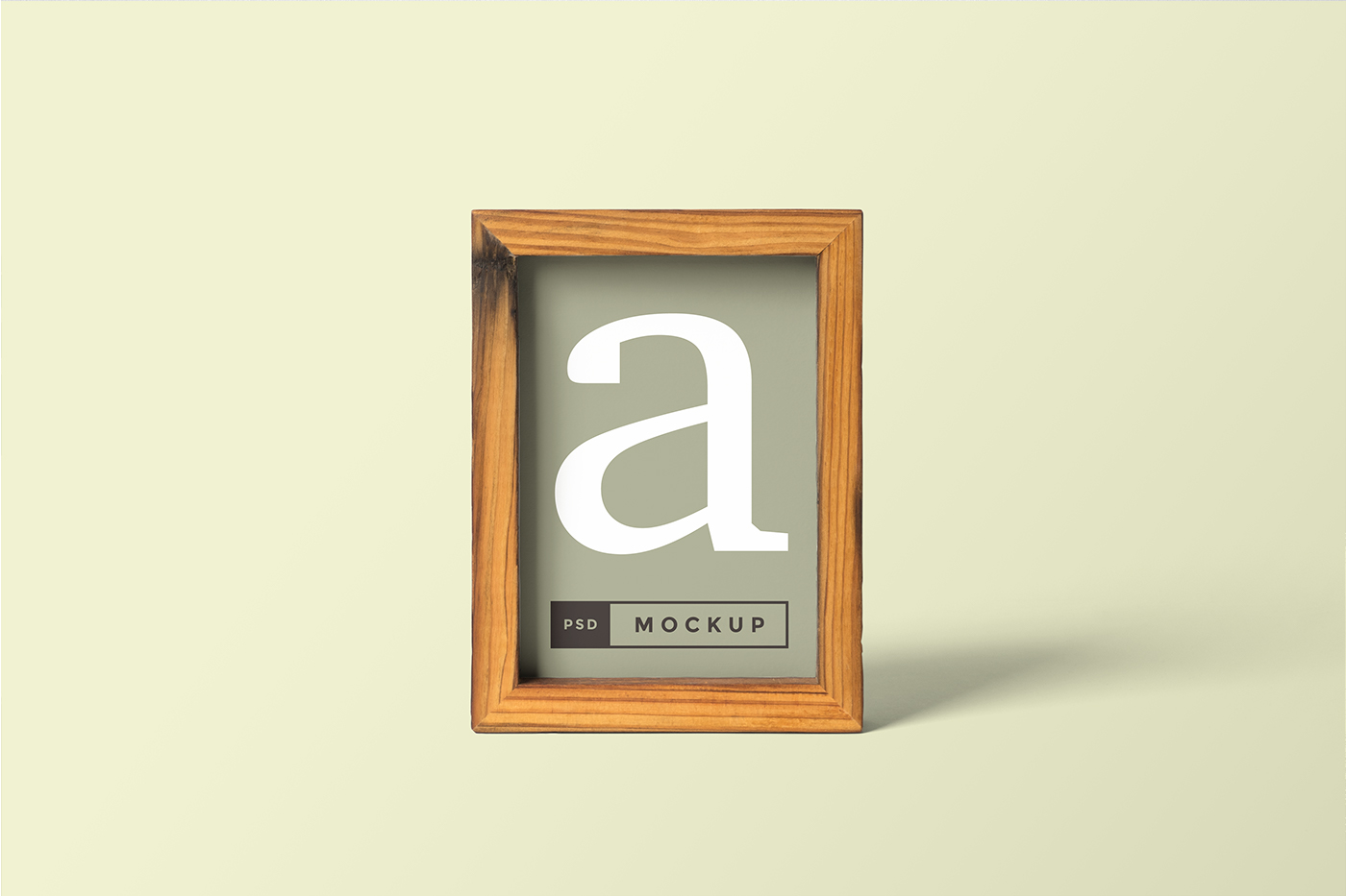 Wood Frame Mockup — Mr.Mockup | Graphic Design Freebies