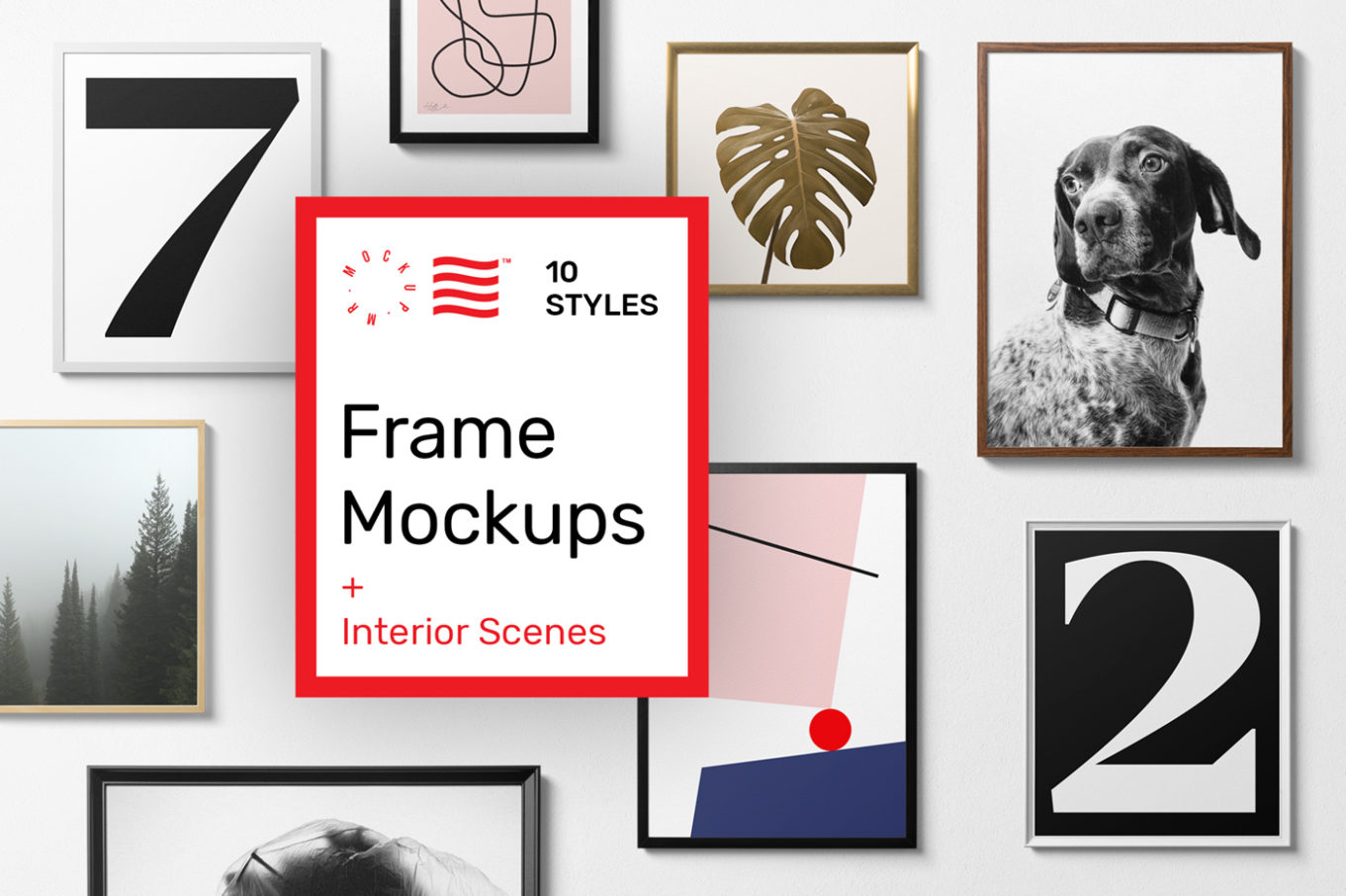 Poster Frame Mockups — PSD Mockups & Freebies | Mr.Mockup