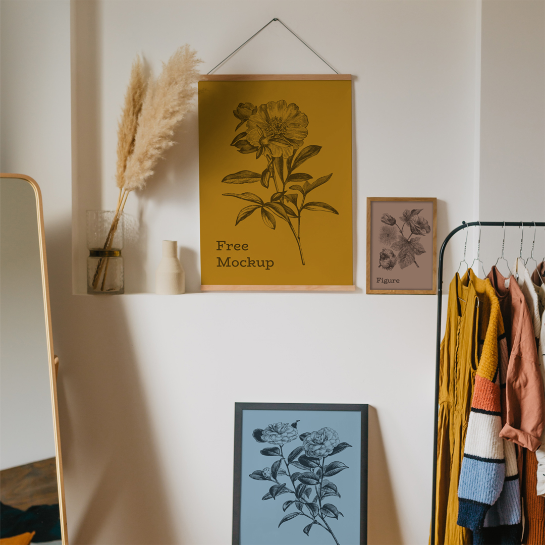 Interior Frame Mockup — Mr.Mockup | Graphic Design Freebies