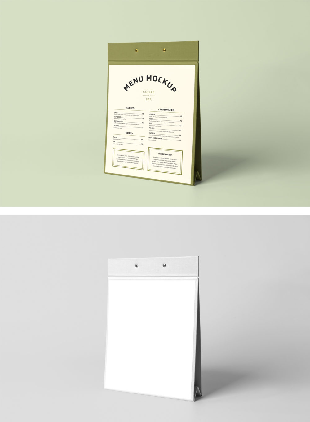 Menu Stand PSD Mockup — Mr.Mockup | Graphic Design Freebies