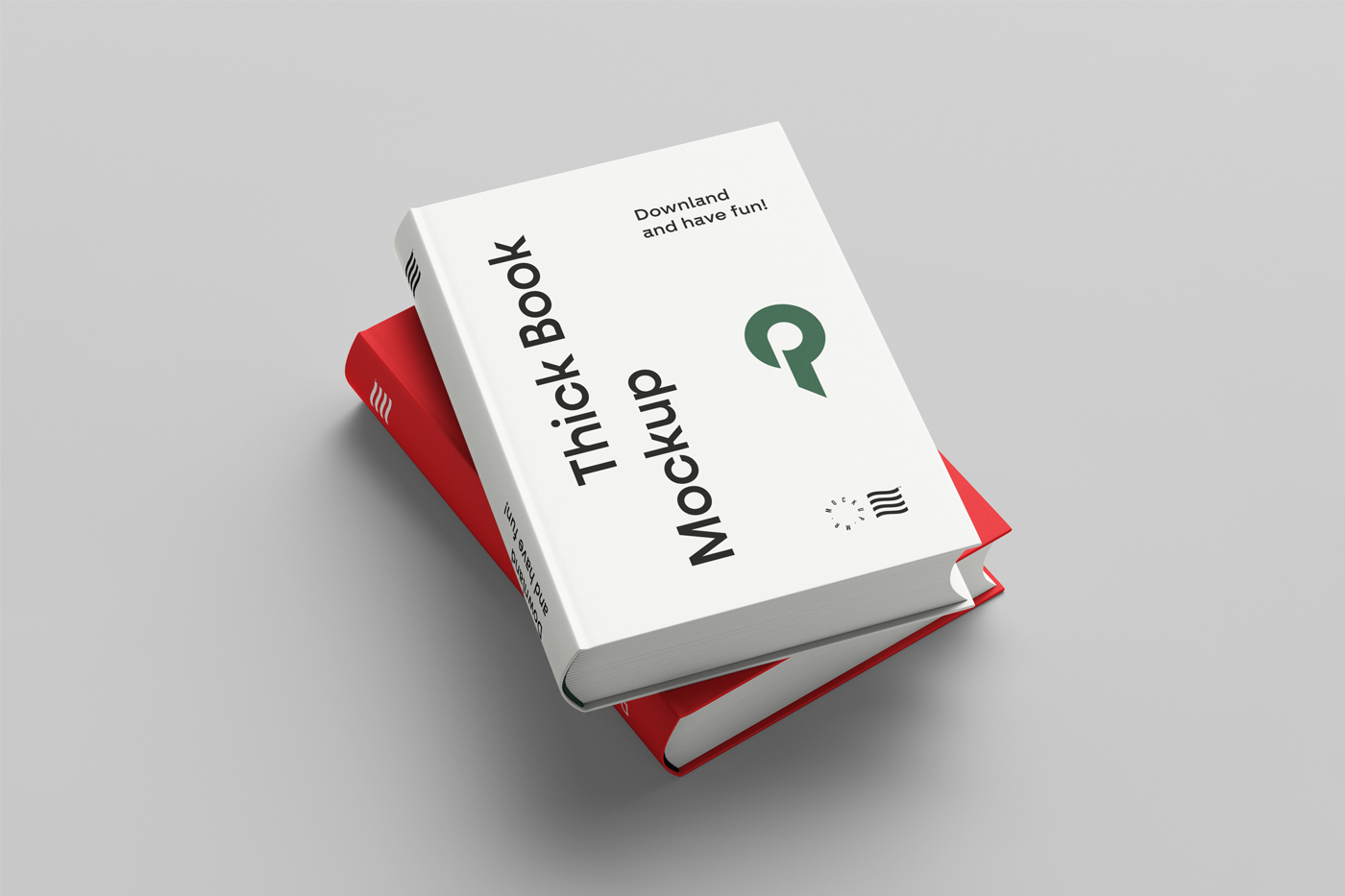 Two Books Mockup — Mr.Mockup | Graphic Design Freebies