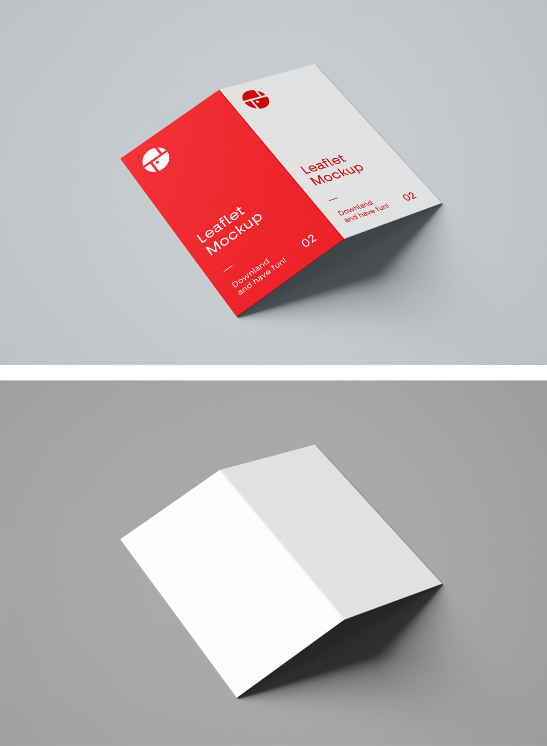 2-Fold Brochure PSD Mockup — Mr.Mockup | Graphic Design Freebies