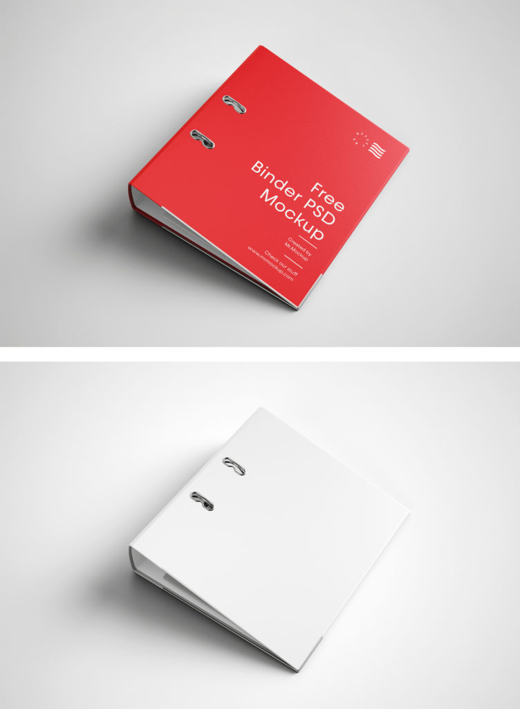 Binder Cover Mockup — Mr.Mockup | Graphic Design Freebies