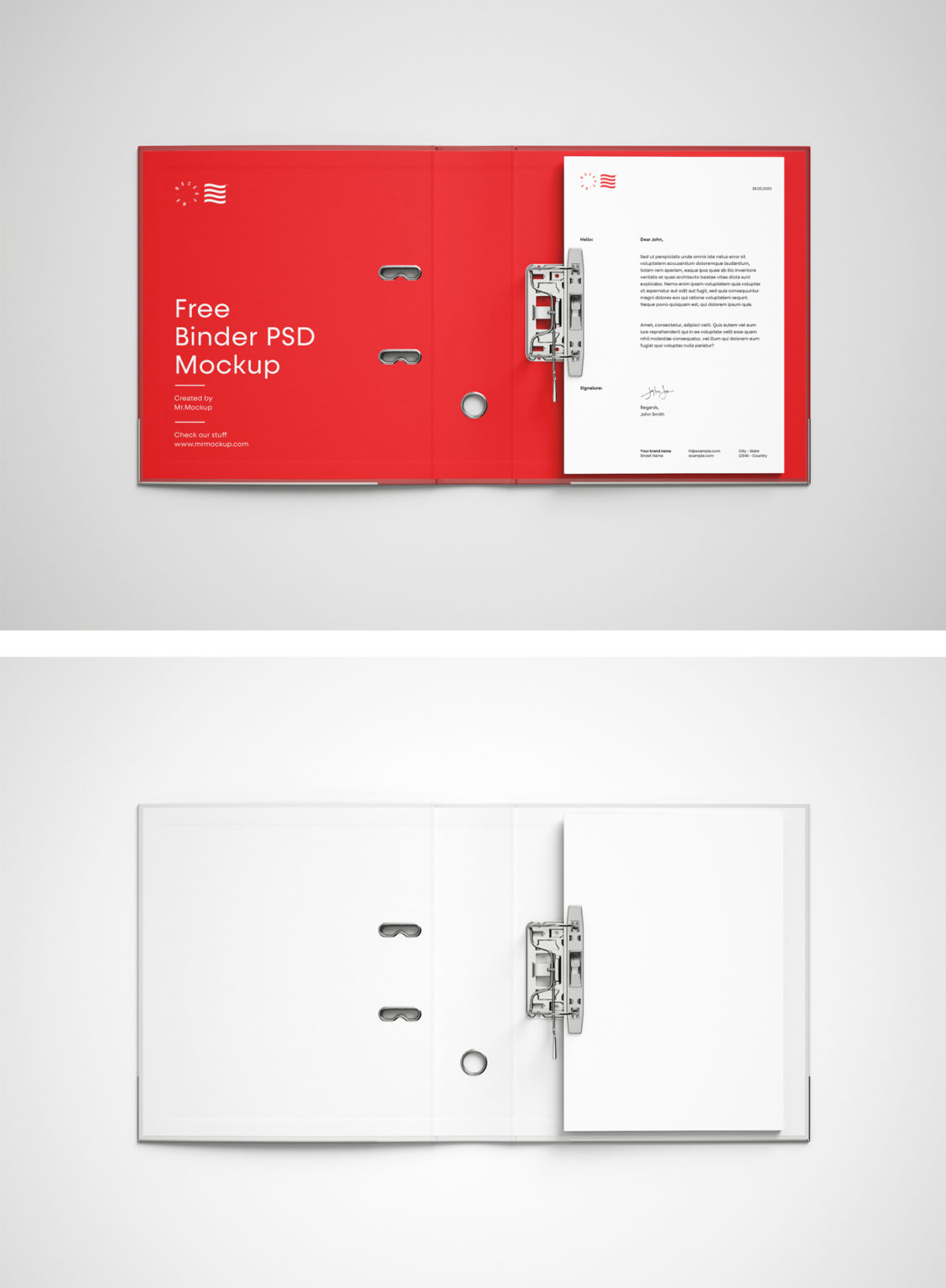 Open Binder Mockup — Mr.Mockup | Graphic Design Freebies