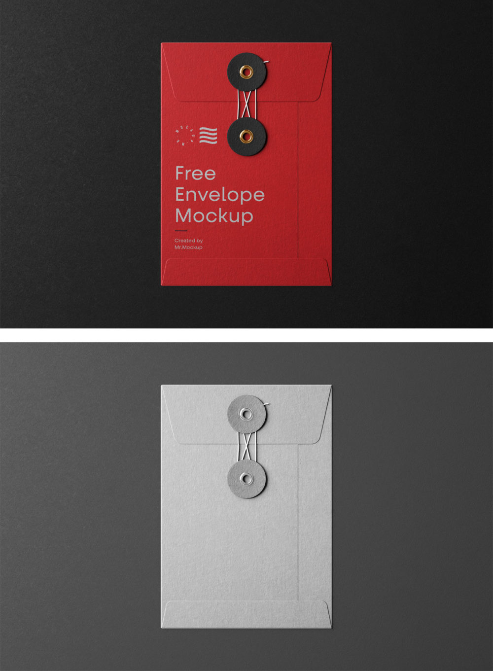 Small String Envelope Mockup — Mr.Mockup | Graphic Design Freebies