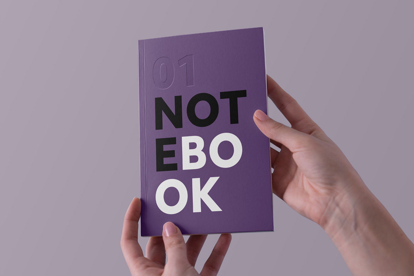 Hands Holding Notebook Mockup — Mr.Mockup | Graphic Design Freebies