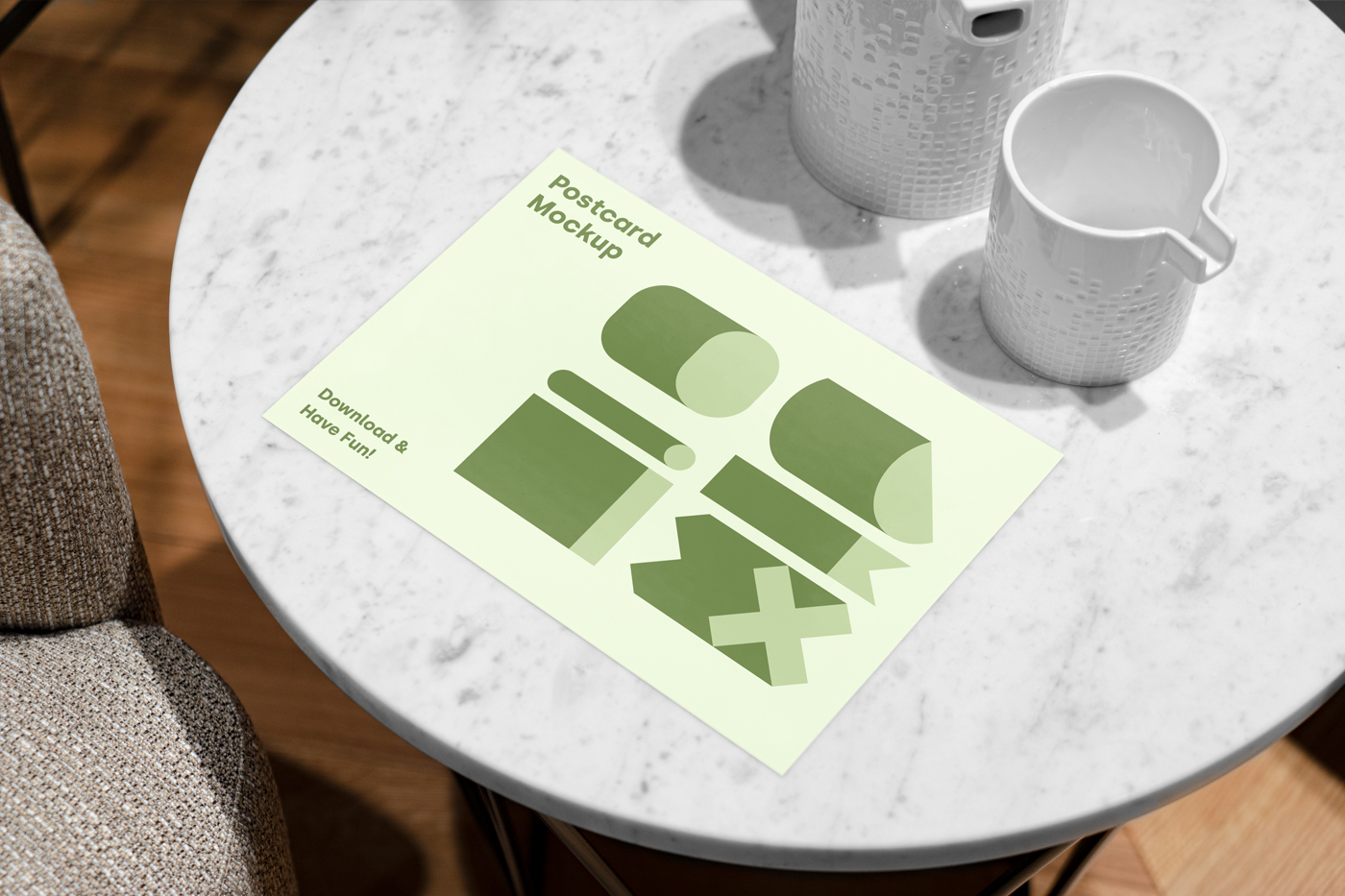 Postcard PSD Mockup — Mr.Mockup | Graphic Design Freebies