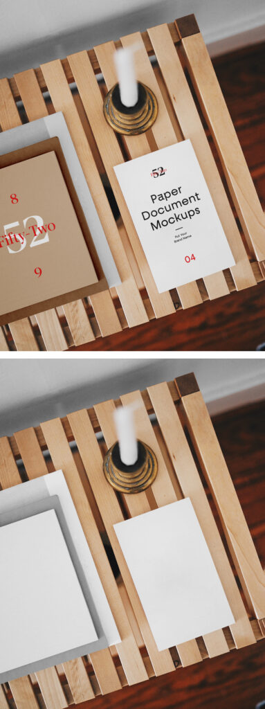 Paper Document Mockups — Mr.Mockup | Graphic Design Freebies