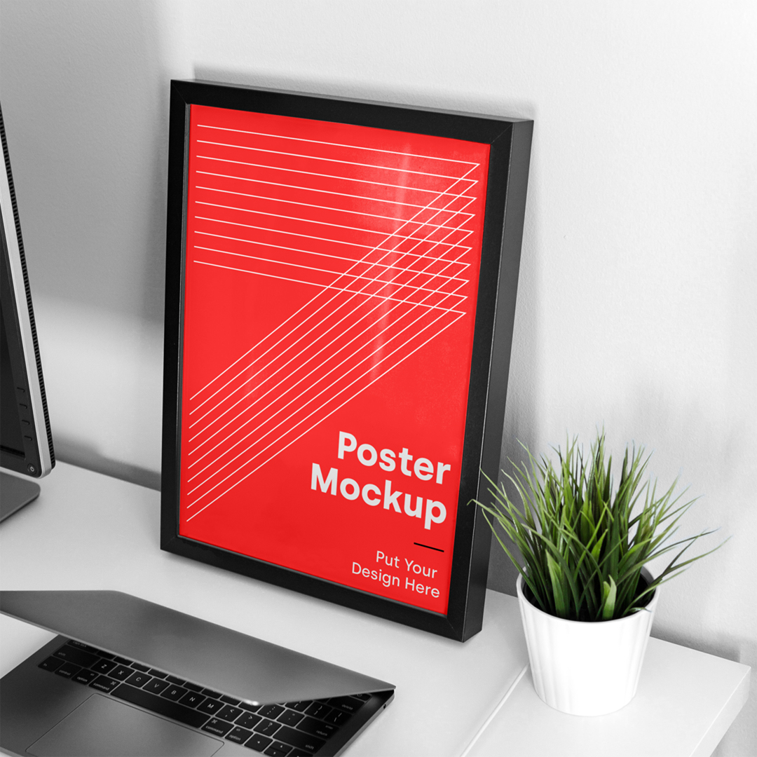Big Frame Poster Mockup — Mr.Mockup | Graphic Design Freebies