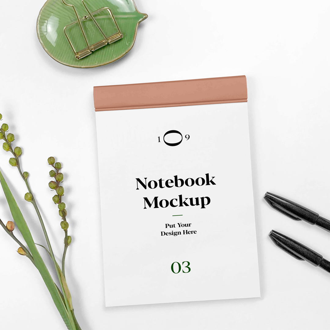 Open Notebook Mockup — Mr.Mockup | Graphic Design Freebies