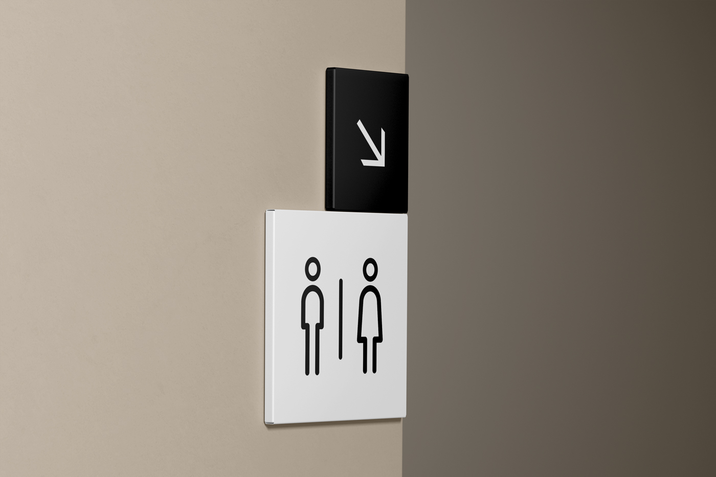 Wayfinding Square Mockup — Mr.Mockup | Graphic Design Freebies