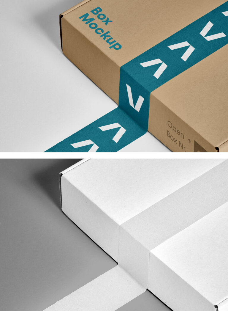 Box PSD Mockup — Mr.Mockup | Graphic Design Freebies