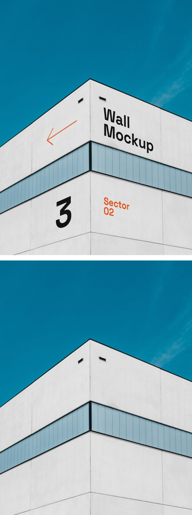 Building Wall Mockup — Mr.Mockup | Graphic Design Freebies