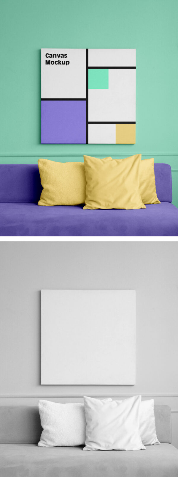 Canvas Square Mockup — Mr.Mockup | Graphic Design Freebies