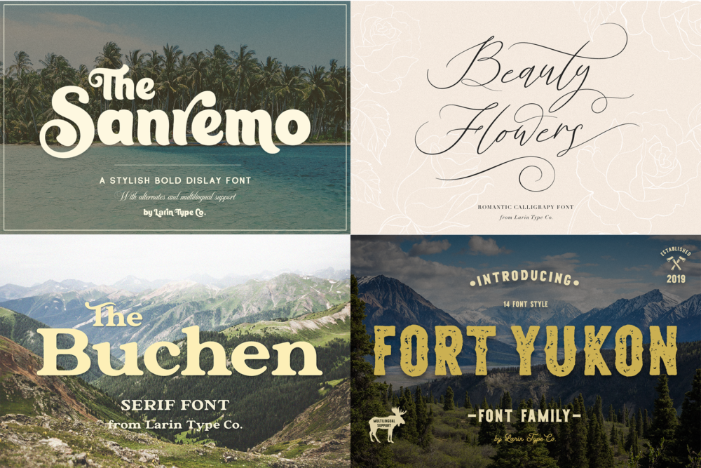 Modern Font Bundle — PSD Mockups & Freebies | Mr.Mockup
