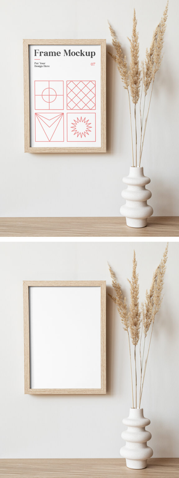 Frame on the Wall Mockup — Mr.Mockup | Graphic Design Freebies