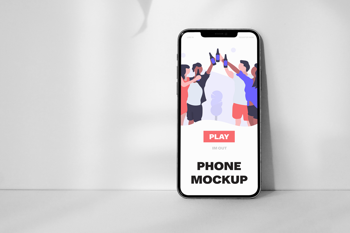 Phone on Box PSD Mockup — Mr.Mockup | Graphic Design Freebies