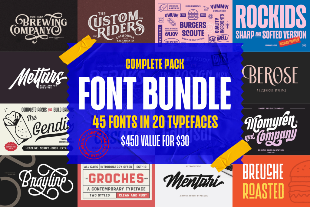 Best Font Deals and PSD Mockups & Freebies — Mr.Mockup