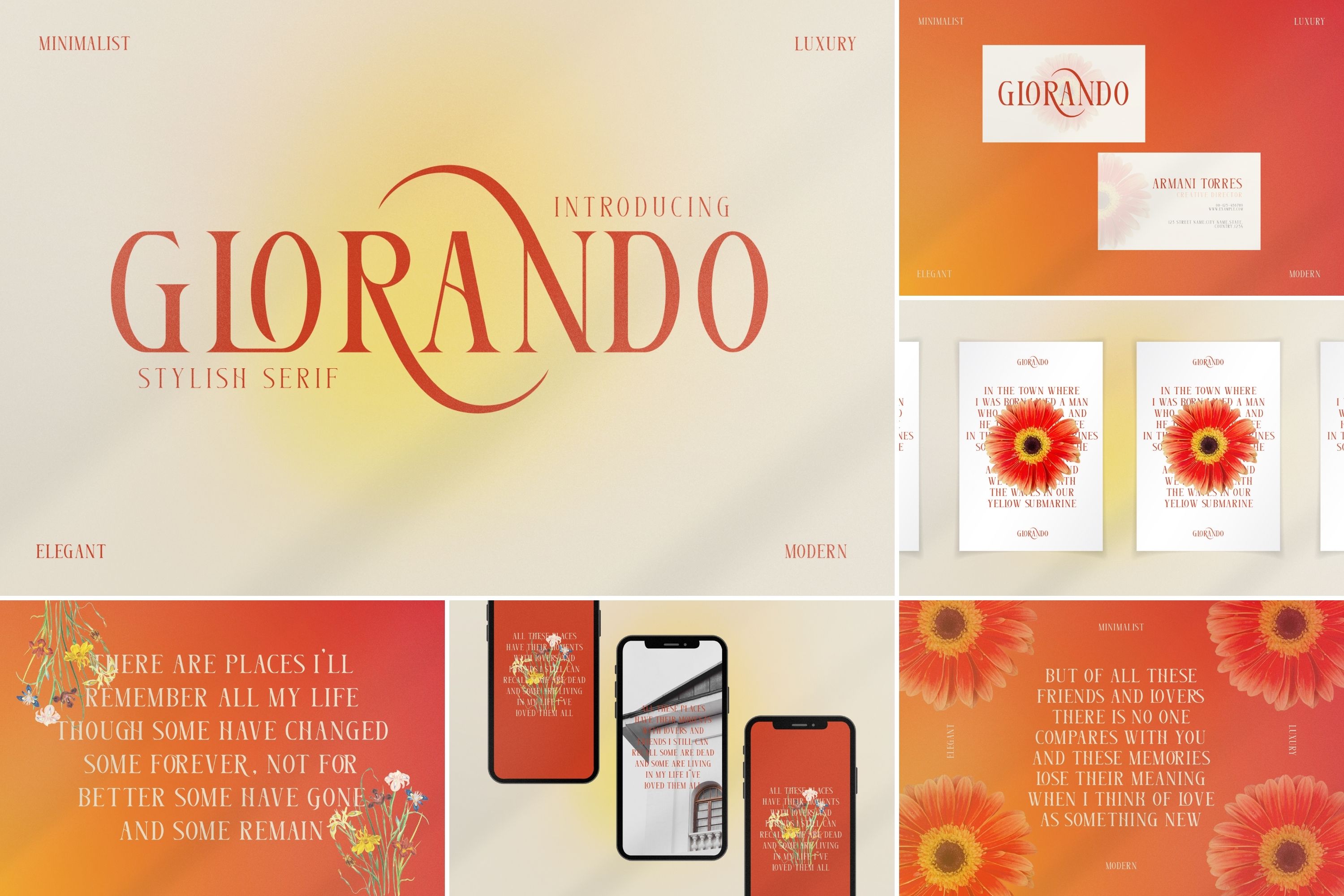 Modern & Minimalist Fonts Bundle