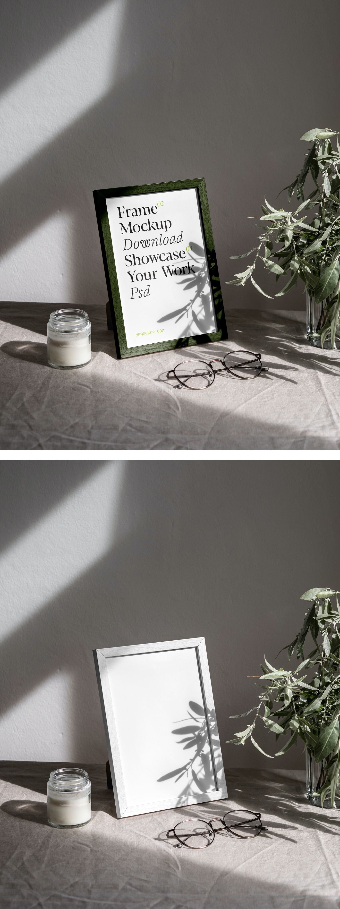 Mini Wood Frame Mockup — Mr.Mockup