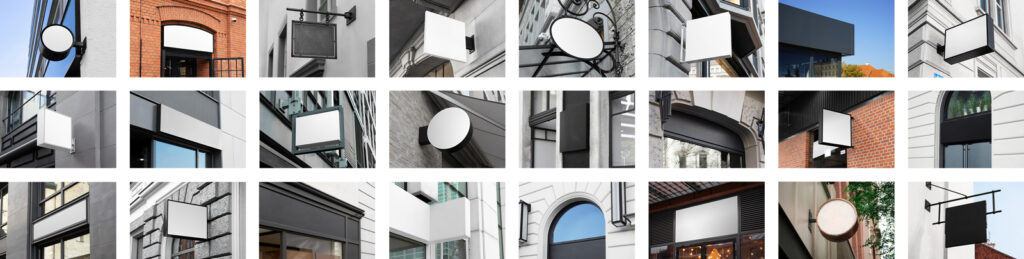 Free Window Sign Mockup — Mr.Mockup | Graphic Design Freebies