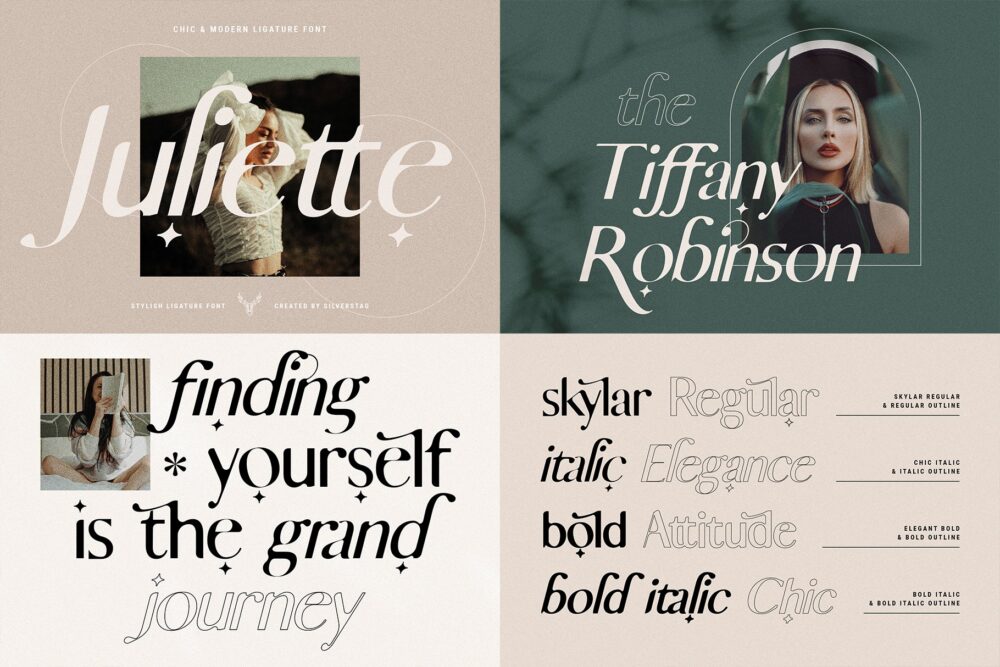 Chic & Creative Font Bundle Vol.2 — Mr.Mockup