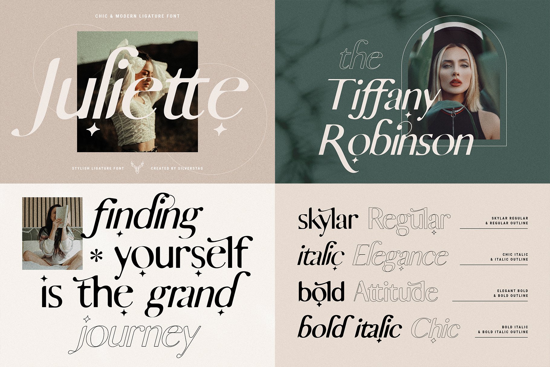 Chic & Creative Font Bundle Vol.2 — Mr.Mockup
