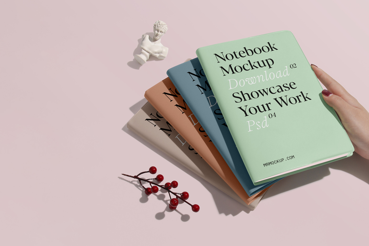 Free Notebook Mockups — Mr Mockup Graphic Design Freebies