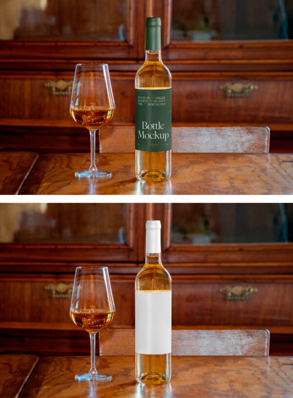 Bottle with Wine Glass Mockup — Mr.Mockup Bottle with Wine Glass Mockup — Mr.Mockup