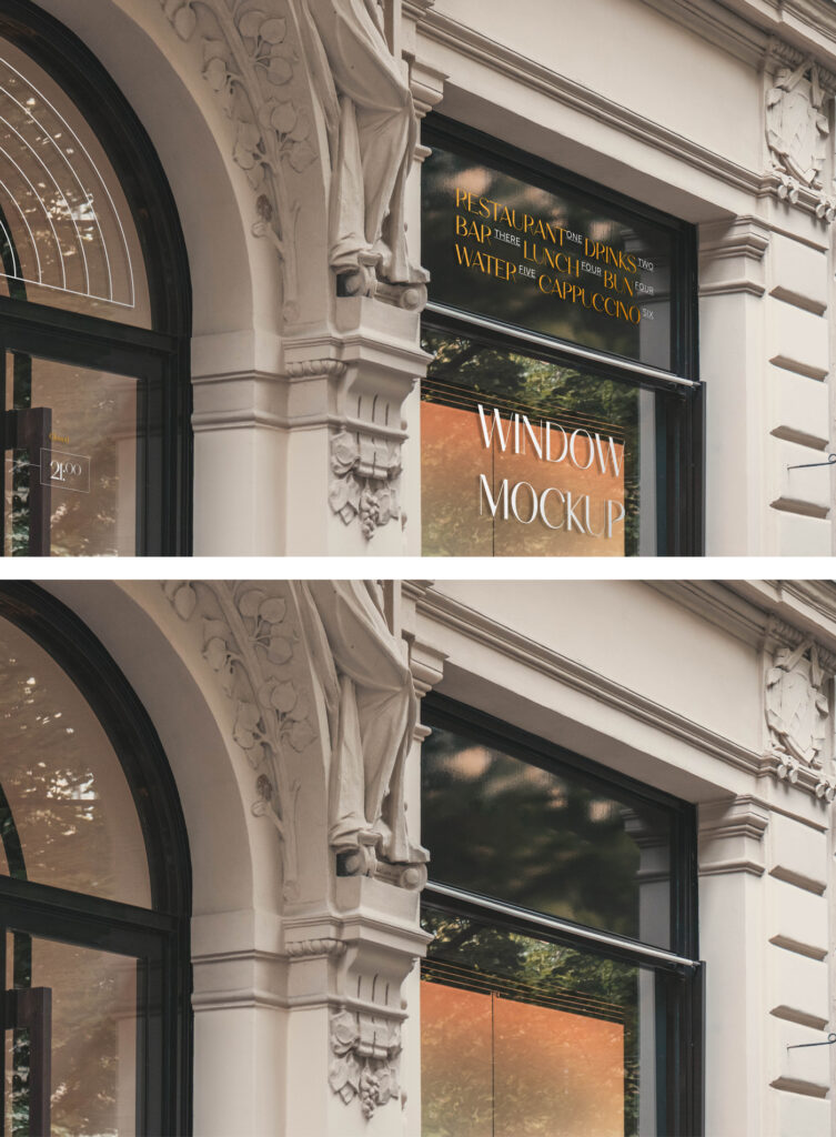 Window Decoration Mockup — Mr.Mockup