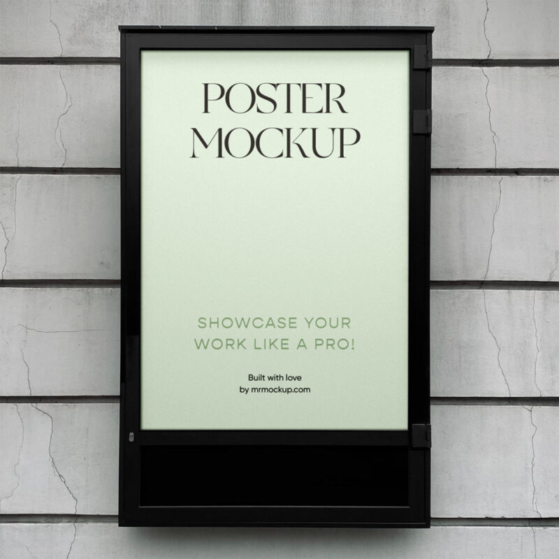 Free Poster Mockups — Mr.Mockup | Graphic Design Freebies