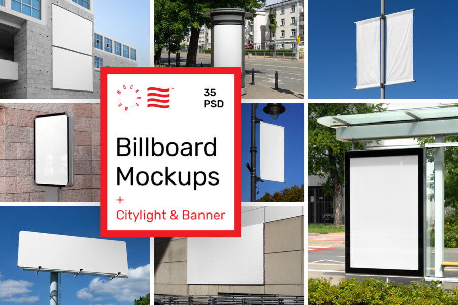 City Billboard Mockups — PSD Mockups & Freebies | Mr.Mockup
