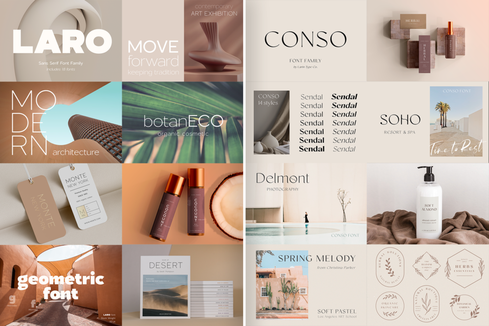 Modern Font Bundle Vol.2 — Mr.Mockup