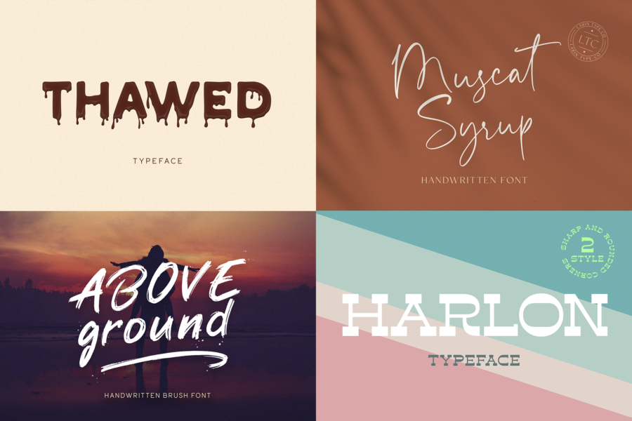 Modern Font Bundle Vol.2 — Mr.Mockup