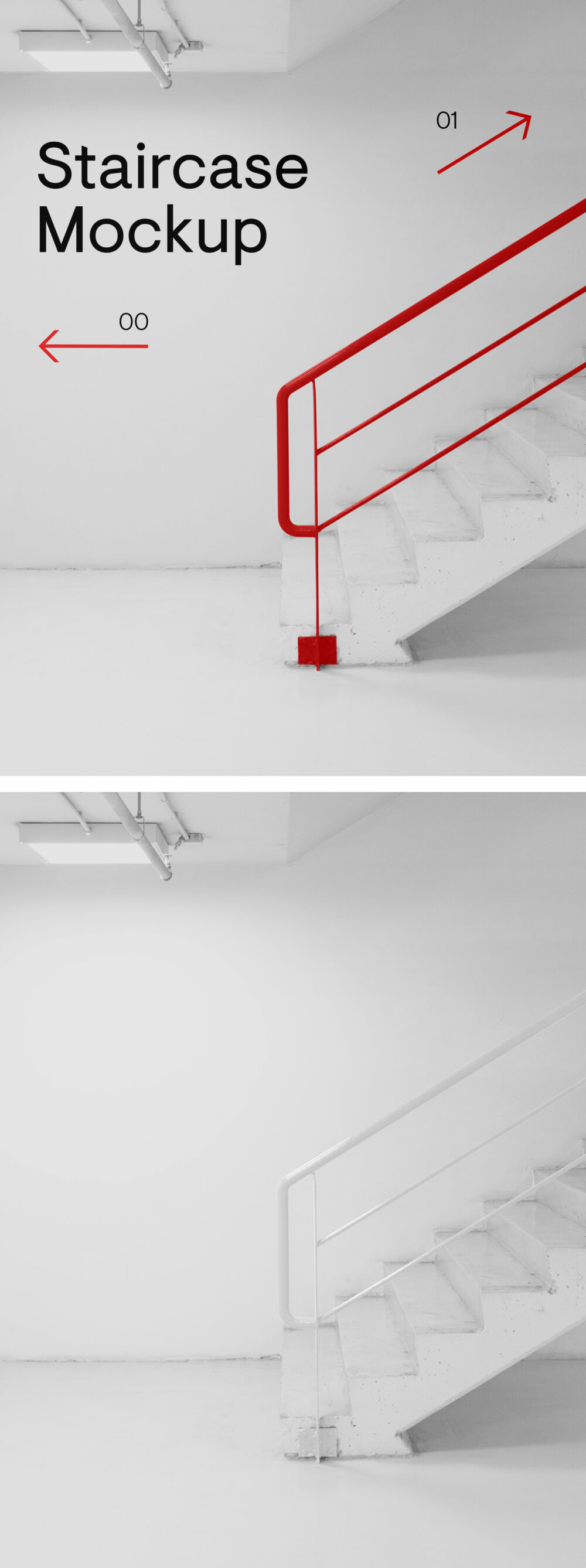 Building Staircase Mockup — Mr.Mockup