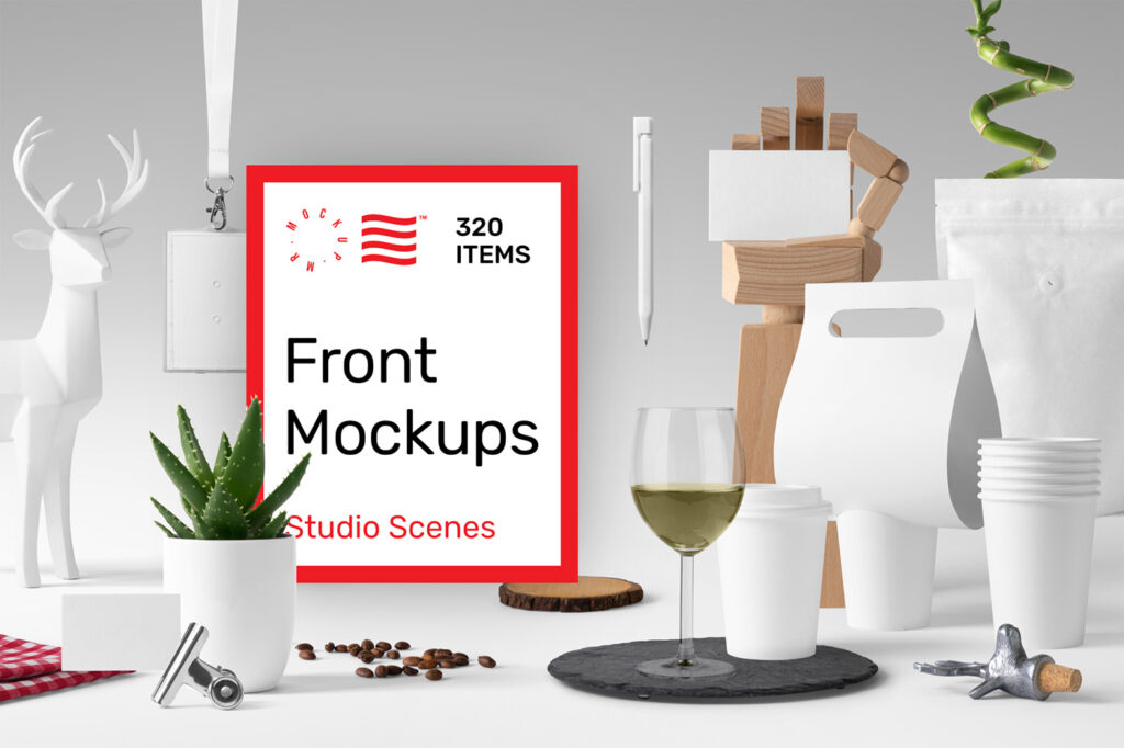 Front View Mockups Extended License — PSD Mockups & Freebies | Mr.Mockup