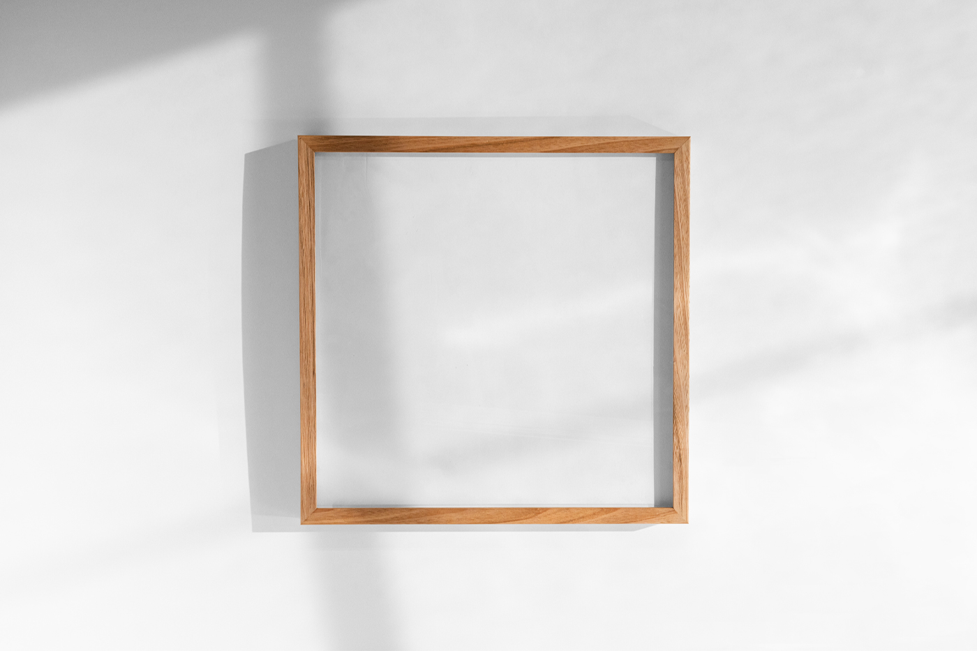 Square Frame on Wall Mockup — Mr.Mockup