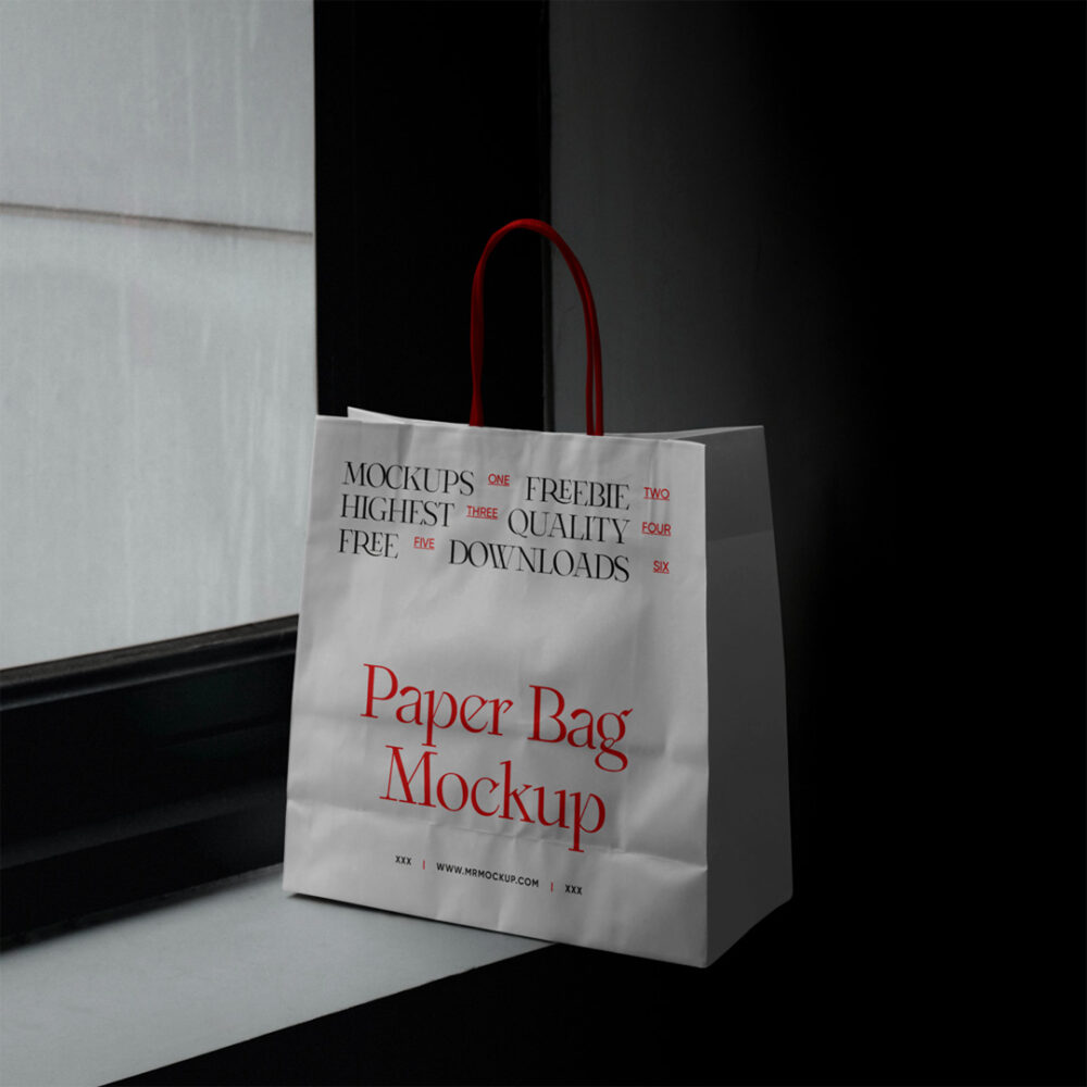 Shopping Paper Bag PSD Mockup — Mr.Mockup