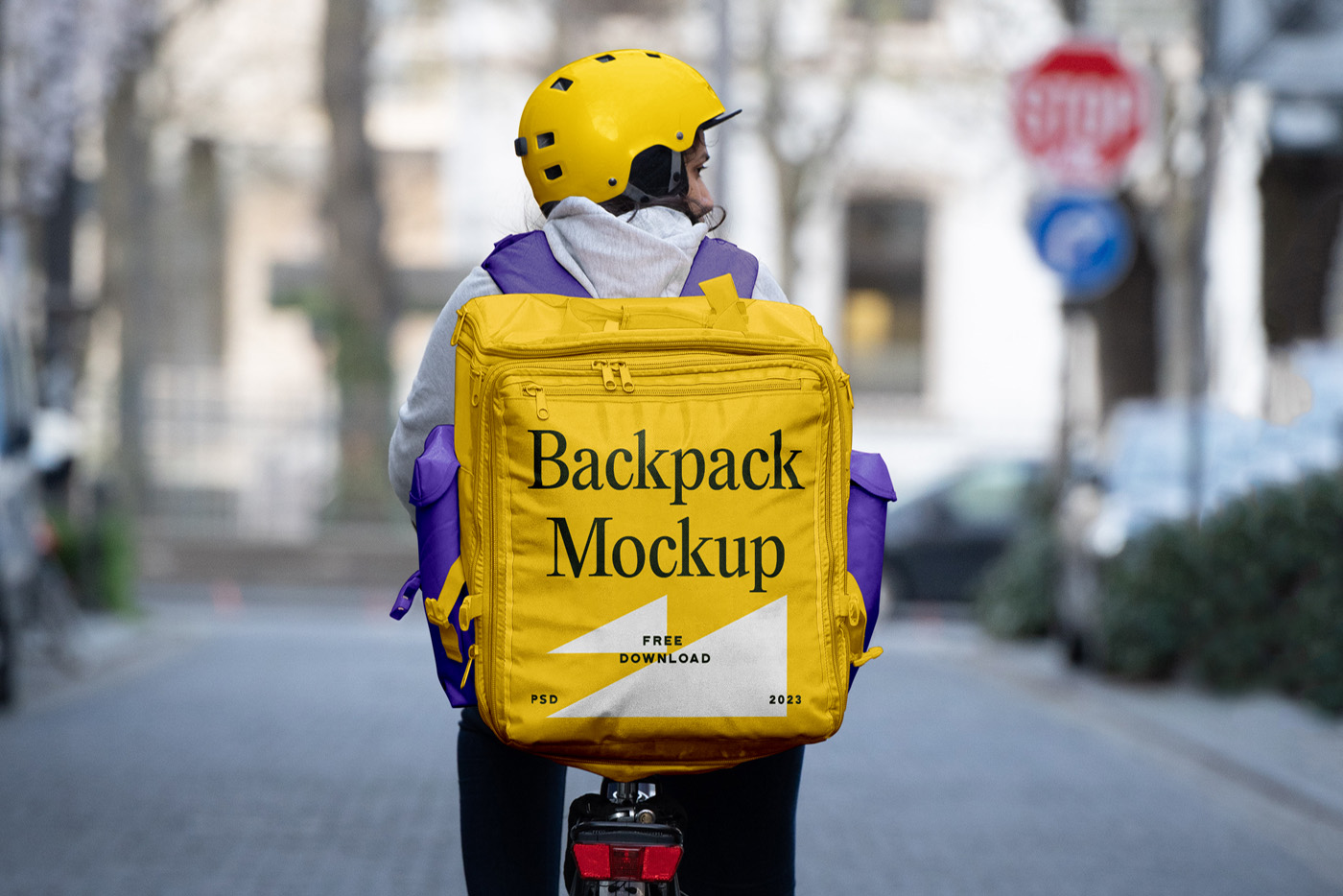 Delivery Backpack Mockup Mr Mockup Delivery Backpack Mockup Mr Mockup