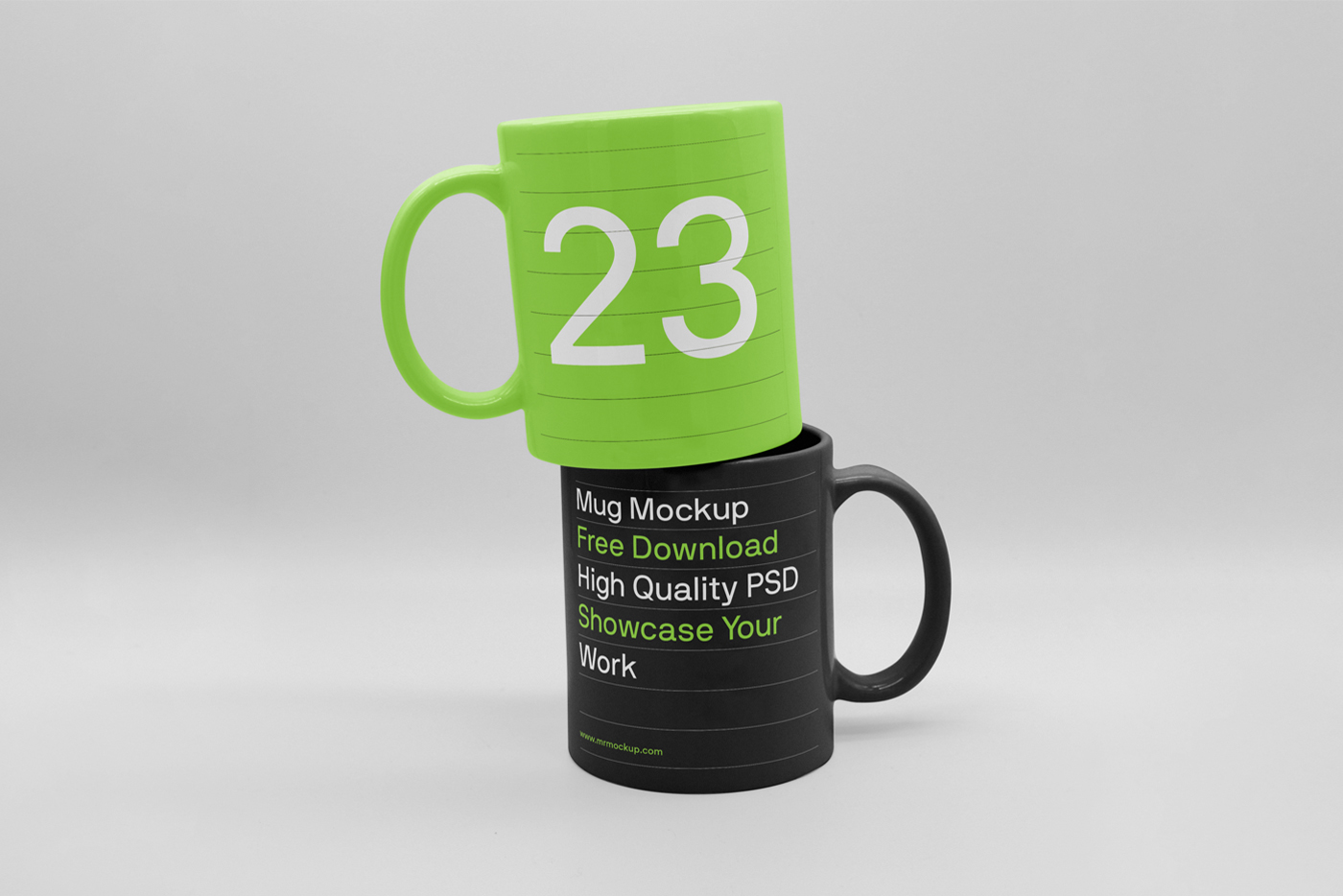 Two Ceramic Mug Mockup — Mr.Mockup