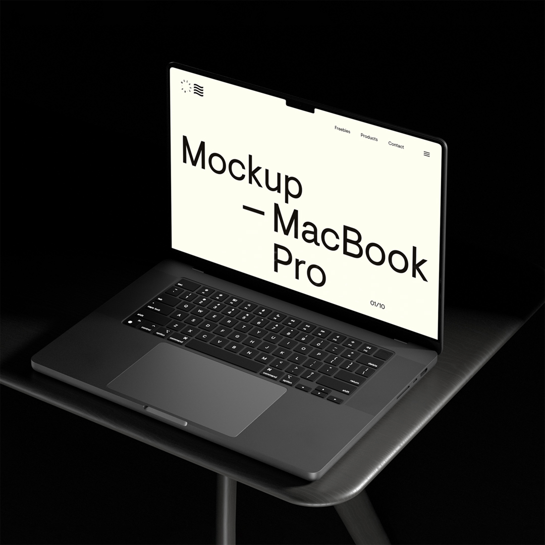 Free MacBook Pro Mockup — Mr.Mockup
