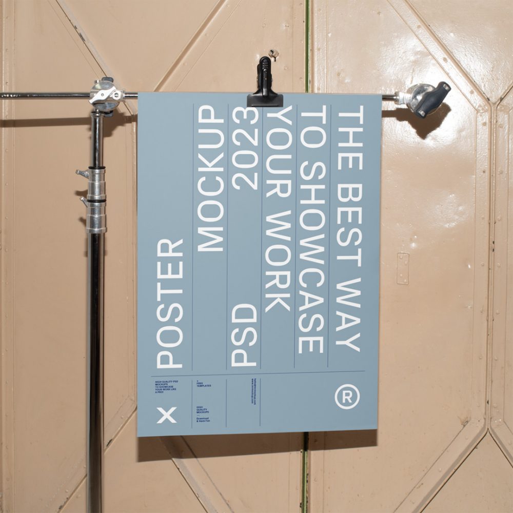 Free Poster Mockups — Mr.Mockup | Graphic Design Freebies