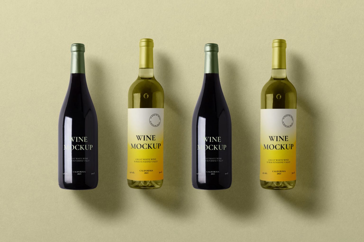 Wine Mockups — Mr.Mockup