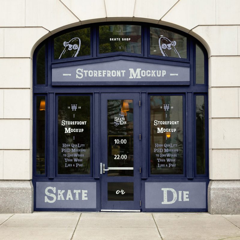 Free Storefront Mockups — Mr.Mockup | Graphic Design Freebie