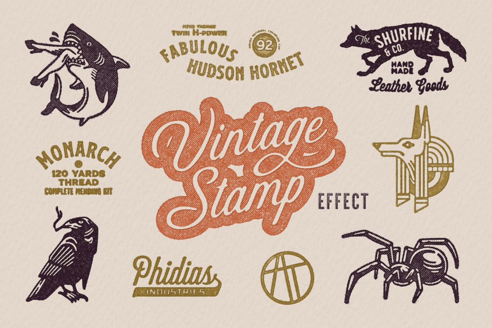 Vintage Stamp Effect — Mr.Mockup PSD Mockups & Freebie