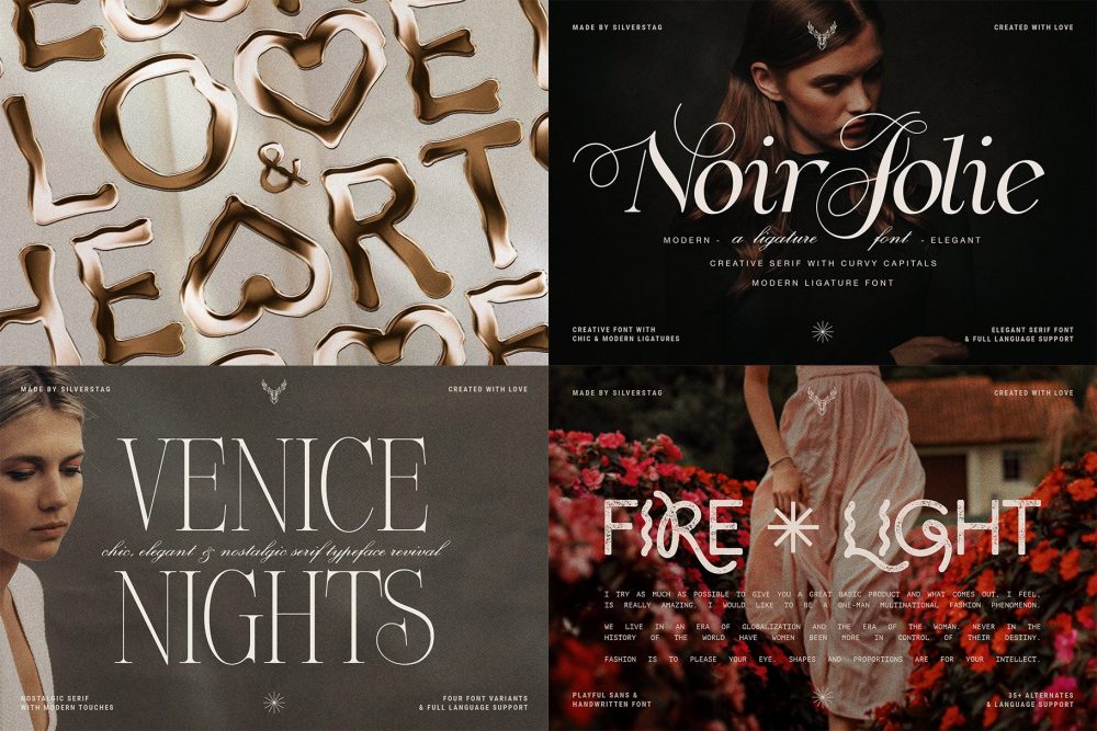 Modern Font Bundle Vol. 4 — Mr.Mockup