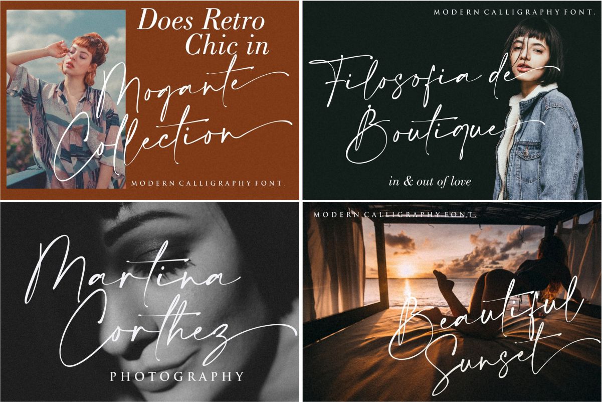 The Modern Handwritten Font Bundle — Mr.Mockup