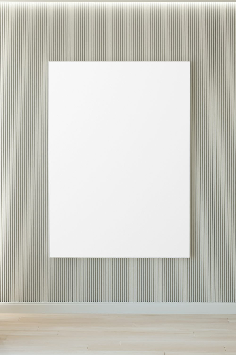 Free Front Interior Poster Mockup — Mr.Mockup