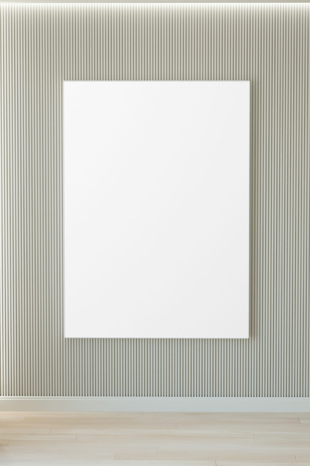 Free Front Interior Poster Mockup — Mr.Mockup